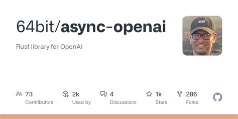 GitHub 64bit Async Openai Rust Library For OpenAI