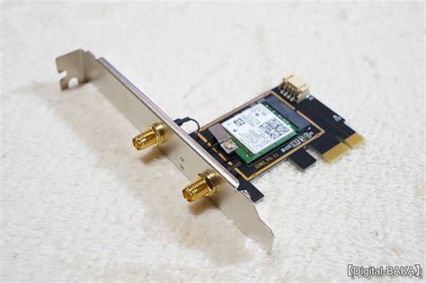 Wi Fi 6e対応でpcie接続の無線lanカード購入レビュー【安心安定のintel Ax210ngwチップセット】 【digital Baka】