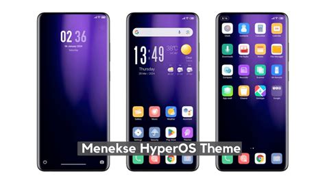 Menekse Hyperos Theme For Xiaomi With Dynamic Experience Hyperos Themes