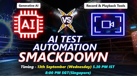 Ai Test Automation Smackdown Record And Playback Tools Vs Generative Ai