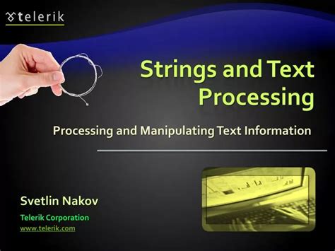 Ppt Strings And Text Processing Powerpoint Presentation Free