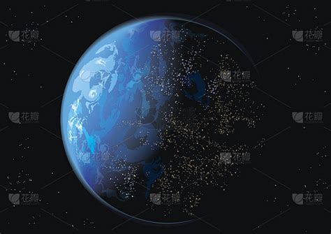 地球在太空中