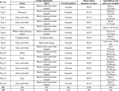 Morphological Variations In Isolates Of Colletotrichum Gloeosporioides Download Scientific