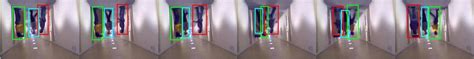 Indoor Tracking Results Using Vision Cues Only The Rectangles