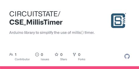 github circuitstate cse millistimer arduino library to simplify the