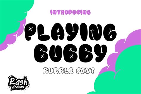 Playing Bubby скачать шрифт и установить для веб сайта и фотошопа