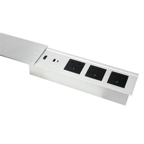 New Slip Socket Living Room Slide Flip Up Electrical Sockets UK UAE Type C Power Socket Sliding