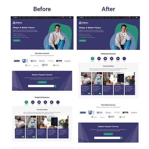 Moodle Theme Edutor How To Reorder The Frontpage Theme Sections