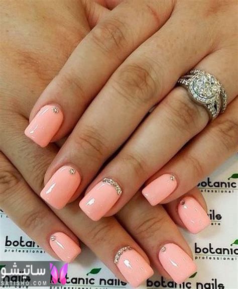 مدل ناخن هلویی جذابیت و شادابی بهاری در دستان شما ساتیشو