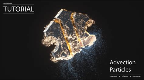 Cinema 4d Tutorial Create A Advection Particles Using X Particles And Octane Render Youtube