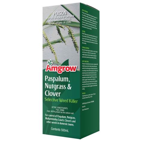 Amgrow Paspalum Nutgrass And Clover Selective Weed Killer 500ml