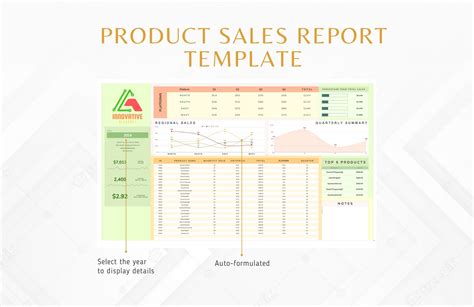 Product Sales Report Template In Excel Google Sheets Download Template Net