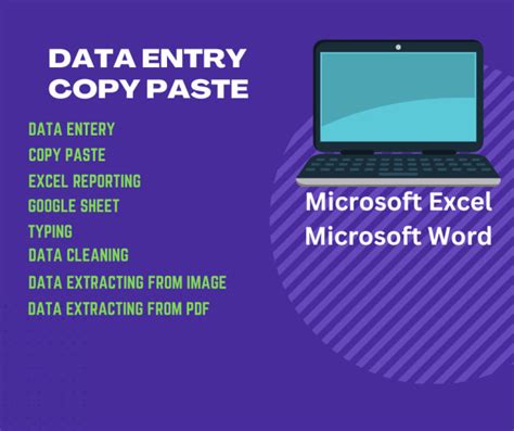 Data Entry Data Mining Data Cleaning Copy Past Excel Data By