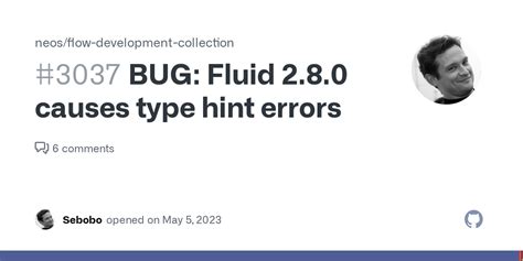 Bug Fluid 280 Causes Type Hint Errors · Issue 3037 · Neosflow Development Collection · Github