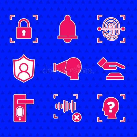 Set Face Recognition Rejection Voice Palm Print Fingerprint Door Lock User Protection And