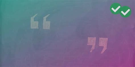 Quotation Marks A Comprehensive Guide