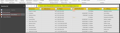 Exception Reporting In Power Query And Power Bi Part 2 Catching Error Rows For All Columns In