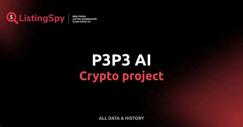 P3p3 Ai Crypto Project P3p3 Token Listings Events Analysis Listingspy