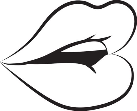 Pop Art Comic Lips Cartoon Royalty Free Vector Image
