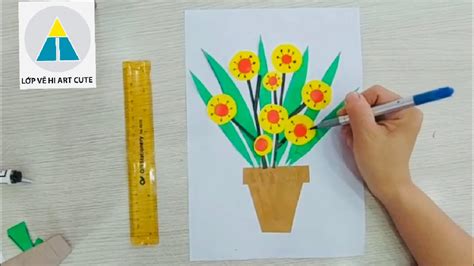 Hướng Dẫn Vẽ Chậu Hoa Xinh Xắn Lớp 3 Dễ Dàng Và Thú Vị