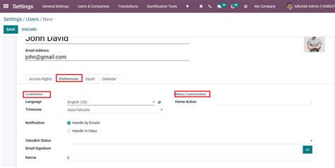 How To Add Deactivate A User In The Odoo ERP