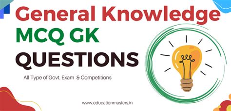 2277 General Knowledge MCQ Questions GK Questions MCQ Gk Mcq