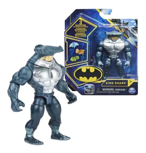 King Shark Dc Comics Spin Master 3 Sorpresas Cuotas Sin Interés