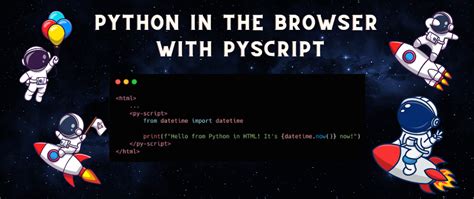 Python In The Browser With Pyscript Dev Community
