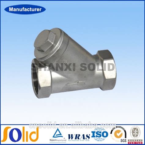 스테인레스 스틸 Ss 304 Npt Bsp 나사산 끝 Y 스트레이너 200 Psi 의 고품질 스테인레스
