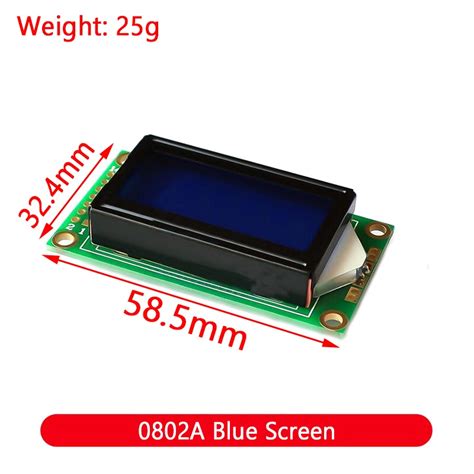 LCD1602 LCD 1602 0802 2004 12864 Module Blue Green Screen 16x2 20X4