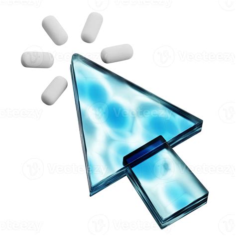 Cursor Clicking D Icon PNG