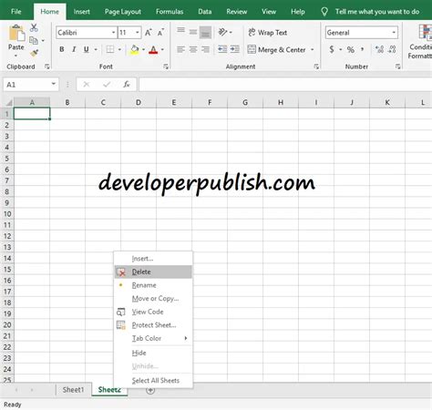 How To Insert Or Delete Worksheet In Microsoft Excel