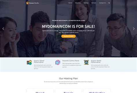 Domain Reseller WordPress Theme