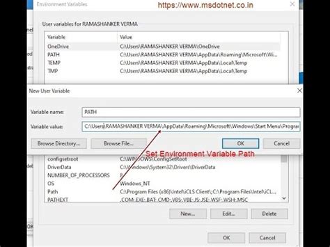 SET ENVIRONMENT VARIABLE PATH In Python Installation YouTube