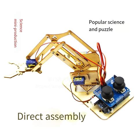 DOF Robotic Arm DIY Kit With SG And MG S Servo For UNO Demo Board And Splicing Rudder