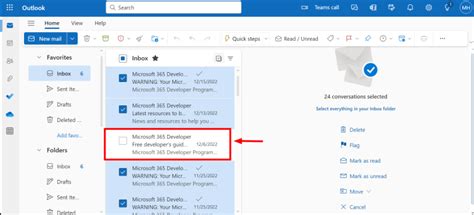 how to select multiple emails in any outlook version appuals