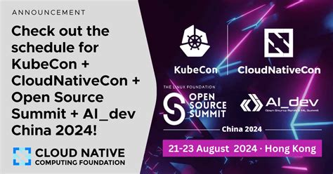 cloud native computing foundation and linux foundation release line up for kubecon