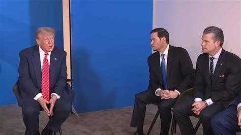 Donald Trump Nato Summit Hague Mark Rutte Rev