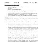 Assignment 02 Pdf Assignment 2 420 PA3 AS Deadline 07 March 2020 At