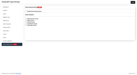 Role Blacklist For Authentication · Issue 21 · Nicumiclesimple Jwt