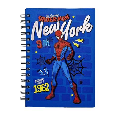 Spider Man Spiral Notebook A5 The Warehouse