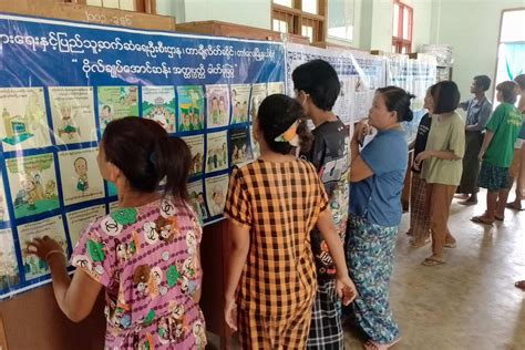 တာလေမြို့၊ လူထုအခြေပြုဗဟိုဌာန Community Centre ခန်းမ၌ စာဖတ်ရှိန်မြှင့်တင်ရေး စာအုပ်ပြပွဲနှင့