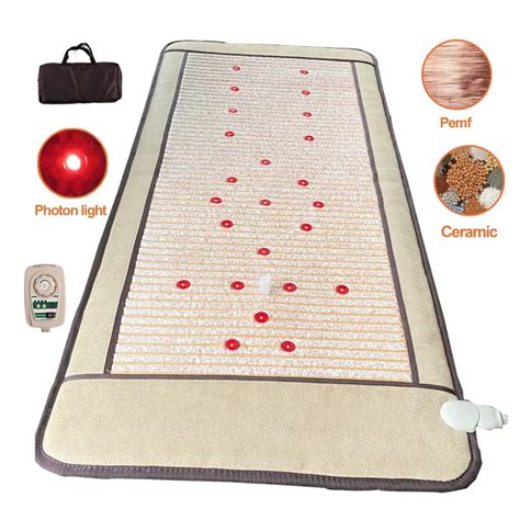 Jade Mattress Massage Bed Jade Stone Pad Far Infrared Heating Negative