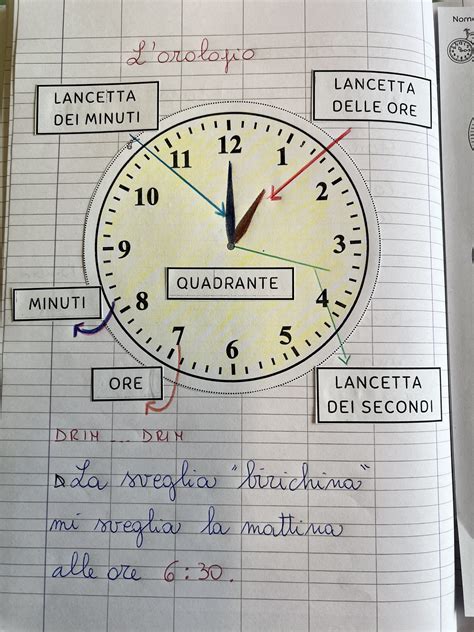 Lorologio La Maestra Ilaria