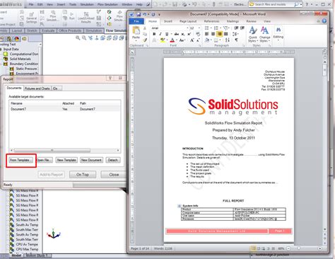 Flow Reports Inside Fea Report Template 10 Examples Of Professional