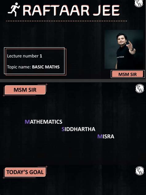 Basic Of Mathematics 01 Lecture Notes Pdf