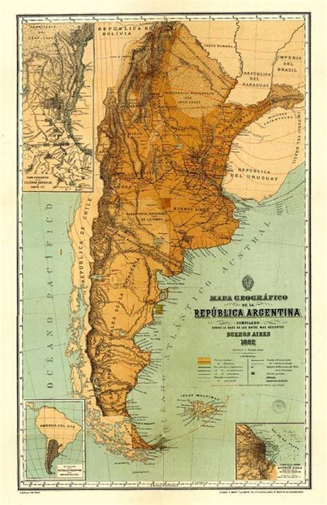 Pin By Nicolas Bolon On Argentina Argentina Map Ancient Maps Old Maps
