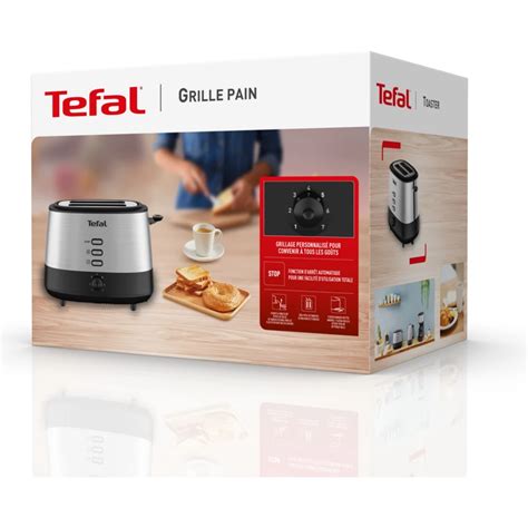 TEFAL TT520D10 Equinox Kenyérpirító 2200 W ezüst / fekete - iPon.hu