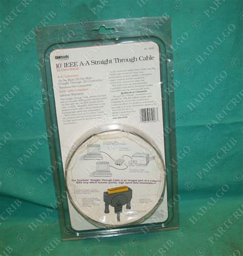 True Data Ieee 1284 10 Ieee Straight Through Cable Db25 25 Connectors New
