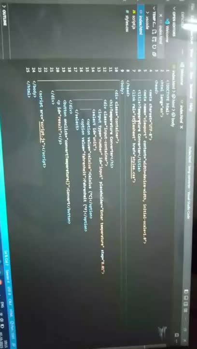 Sanjana Sinha On Linkedin Webdevelopment Bharatintern Temperatureconverter
